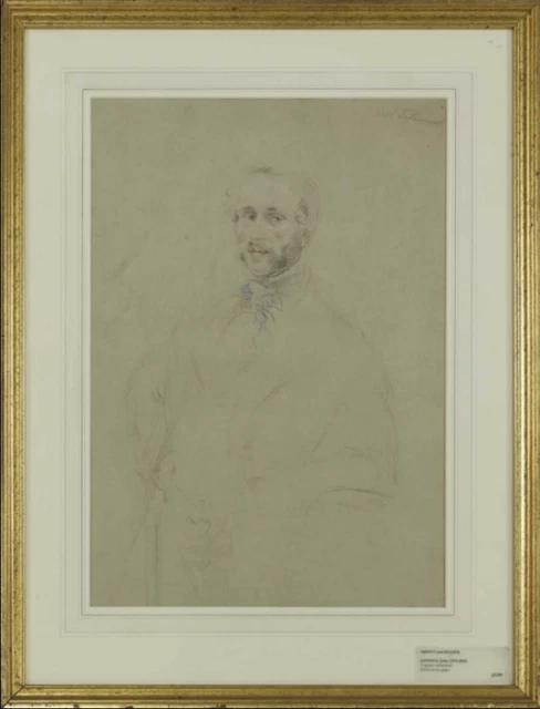JOHN LINNELL (1792-1882) Large Portrait of Captain Sutherland Abbott ...