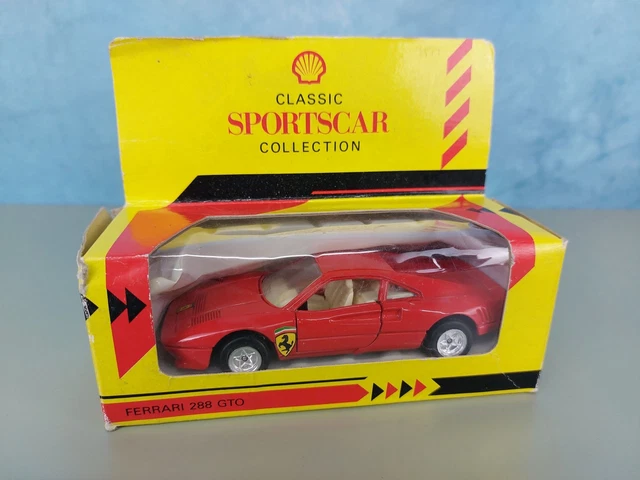 SHELL CLASSIC SPORTS Car Collection Ferrari 288 GTO Red 1991 Diecast ...