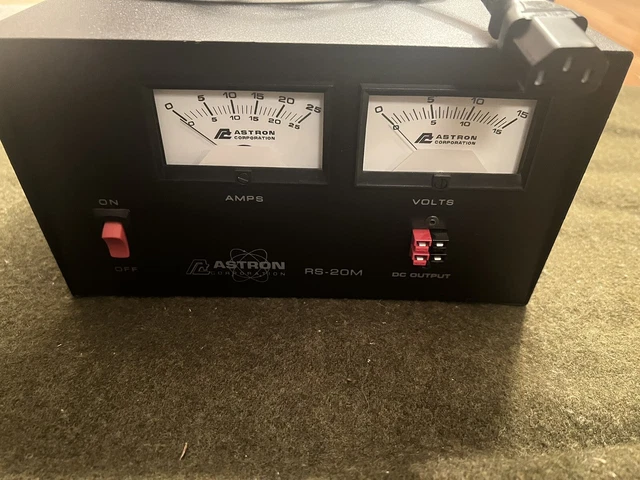 ASTRON RS-20M-AP 13.8VDC 20A Peak Linear Desktop Power Supply Great ...