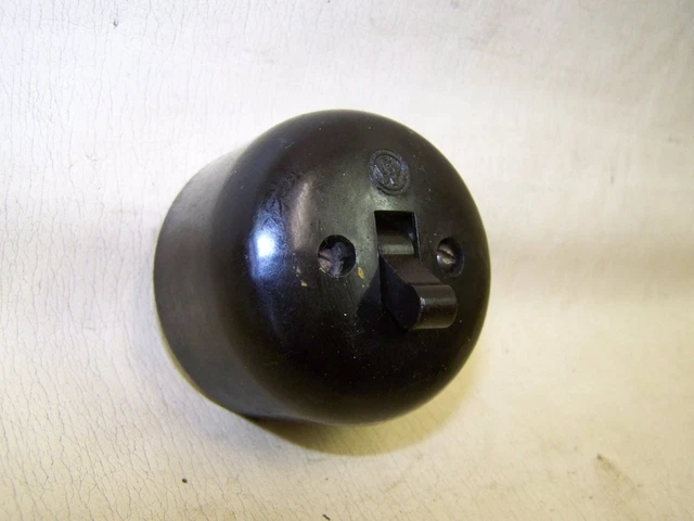 OLD BAKELITE WALL Light Switch Ap Toggle Switch, Art Deco Loft Wall ...