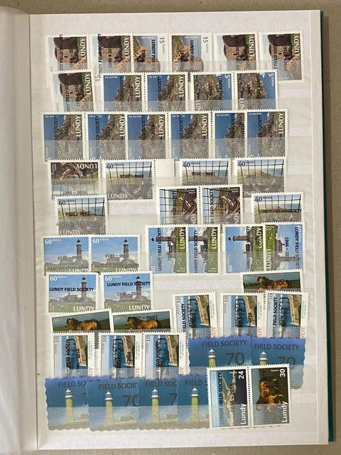 STOCKBOOK OF ROBIN Taylor Unofficial Lundy Material £39.99 - PicClick UK