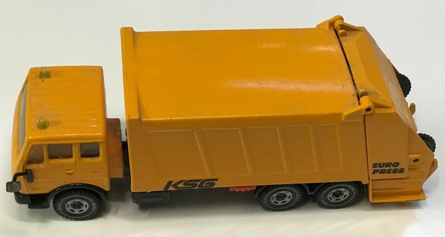 SIKU MERCEDES SK Müllwagen Müllabfuhr Euro Press / Länge ca. 17 cm ...