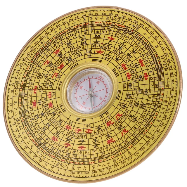 ALLOY CHINESE COMPASS Portable Feng Shui Tool Small Metal Decor $21.65 ...