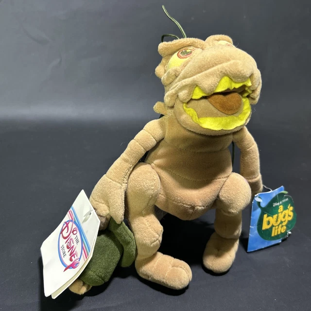 PT FLEA A Bug's Life Pixar Disney Store Mini Bean Bag Pixar Toy Plush ...