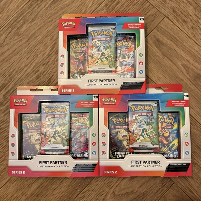 POKÉMON TCG FIRST Partner Illustration Collection Series 2 Box 3 Promo ...