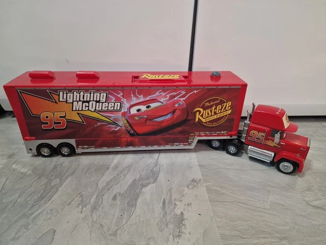 DISNEY STORE CARS Talking Mack Truck Transporter Working Preloved Item ...