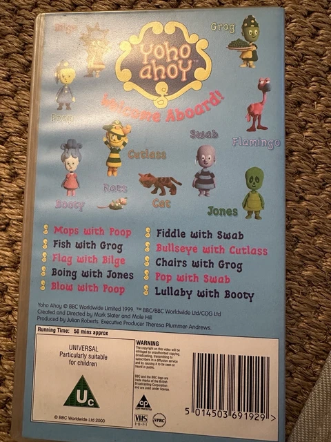 Yoho Ahoy Welcome Aboard Bbc Vhs £0 99 Picclick Uk