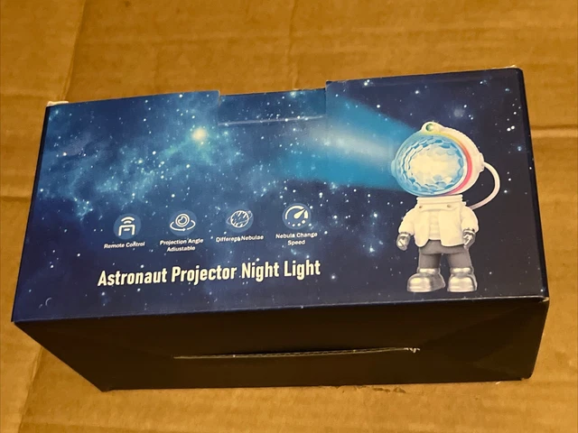 ASTRONAUT LED STARRY Galaxy Projector Night Light Lamp Nebula Moon Star ...