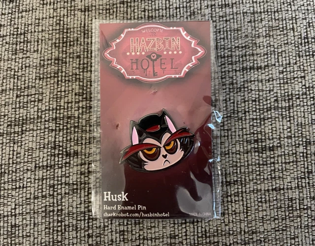 RARE HAZBIN HOTEL Husk Enamel Pin 2019 Sharkrobot Vivziepop Helluva ...