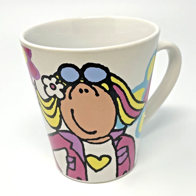 VINTAGE - BANG on the Door, Groovy Chick - Ceramic Retro Mug by ...