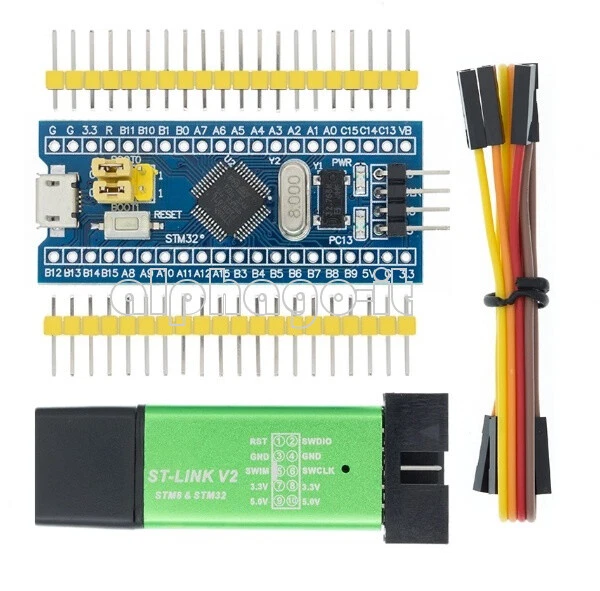 STM32F103C8T6 ARM STM32 Minimum System Development Board+ST-Link V2 ...