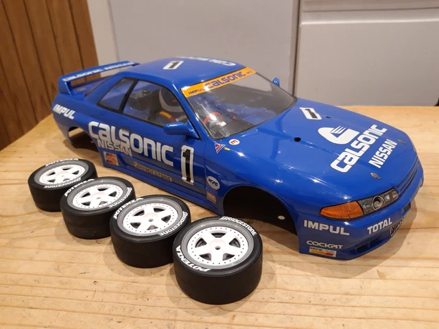 TAMIYA NISSAN SKYLINE Gtr Calsonic R32 Ta02 Ta01 EUR 113,66 - PicClick DE
