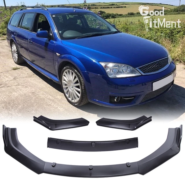 FOR FORD MONDEO MK3 Front Bumper Lip Spoiler Splitter Diffuser Lips ...