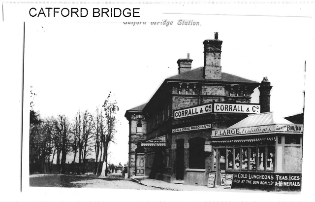 CATFORD BRIDGE RAILWAY Station - Old View - Photo Print In Sleeve ...
