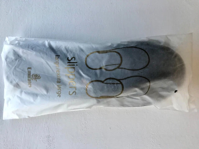 EMIRATES FIRST CLASS Slippers in perfect condition - new and unopened ...