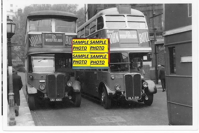 LONDON TRANSPORT B&W Bus Photograph-RT 402 Route 10 £1.00 - PicClick UK