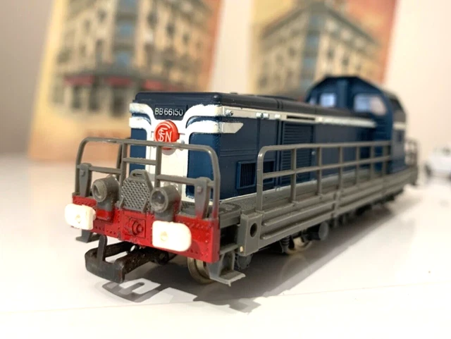JOUEF BB 66150 état neuf Epoque IV Echelle HO Locomotive Diesel - Bleue (8531) EUR 44,00 ...