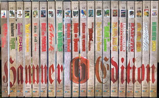 ANOLIS HAMMER EDITION KOMPLETT 20 Classic Horror DVDs Collection ...