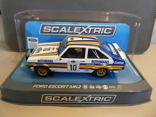 SCALEXTRIC CAR C3749 Ford Escort MK2 1980 Acropolis Rally #10 Rothmans ...