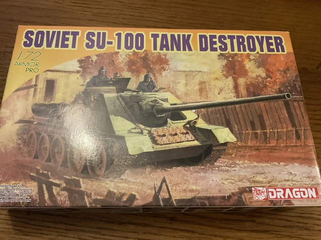 DRAGON SOVIET SU-100 Tank Destroyer 1/72 No. 7208 £25.00 - PicClick UK