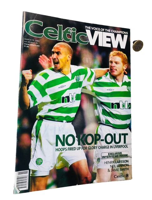 MAGAZINE CELTIC VIEW Football March 2003 Mag ra £9.89 - PicClick UK