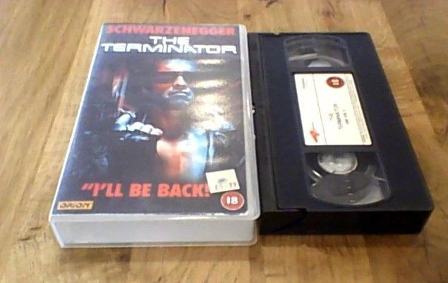 THE TERMINATOR 4FRONT UK Mono VHS VIDEO 1997 Arnold Schwarzenegger ...