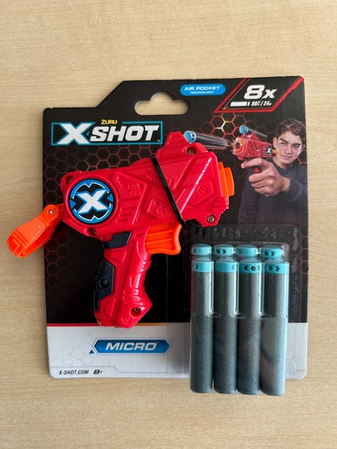 ZURU X SHOT Excel Micro Dart Blaster New £7.99 - PicClick UK