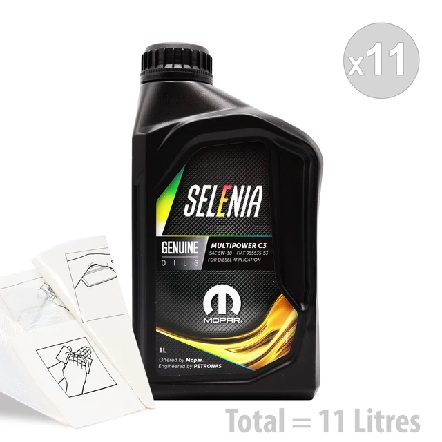 SELENIA MULTIPOWER 5W-30 Car Engine Oil Car Engine Oil Service Kit 11 ...