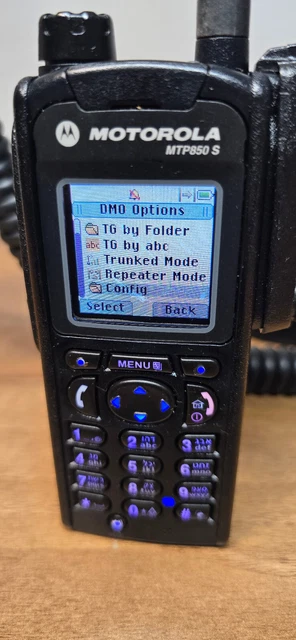 2X MOTOROLA MTP 850 s MTP850s TETRA radio ham 380-440 mhz EUR 449,00 ...