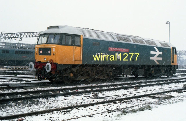 ORIGINAL RAILWAY PHOTOGRAPHIC negative Class 47 47578 at Crewe £3.00 ...