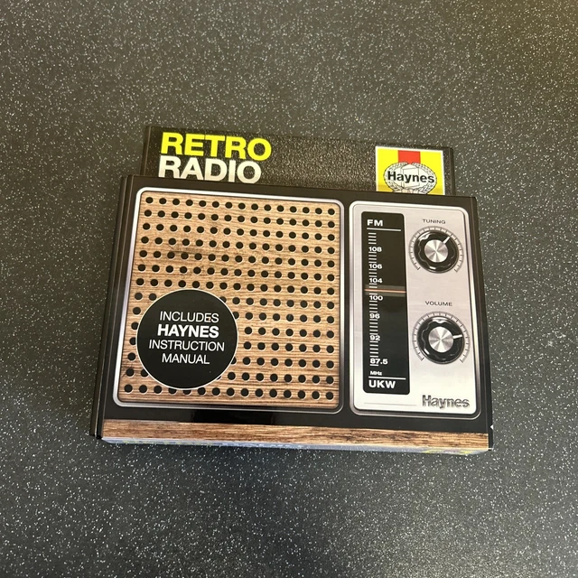 RETRO RADIO BUILD Your Own Radio Kit. Haynes. Fm Radio Model Kit £9.99 ...
