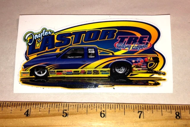 TAYLOR LASTOR TRE Racing Pro Stock Truck MOPAR Die Cut NHRA Drag Racing ...