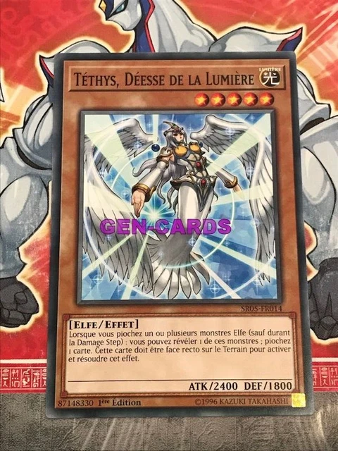CARTE YU GI Oh TETHYS DEESSE DE LA LUMIERE SR05-FR014 EUR 1,20 - PicClick FR