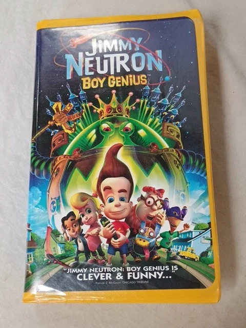 PARAMOUNT JIMMY NEUTRON: Boy Genius (VHS, 2002, Clam Shell) £3.57 ...