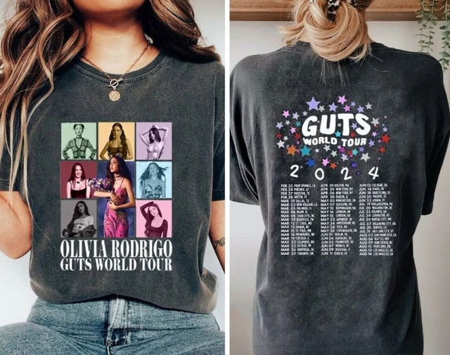 Olivia Rodrigo Guts World Tour 2024 2side T Shirt Funny Vintage T