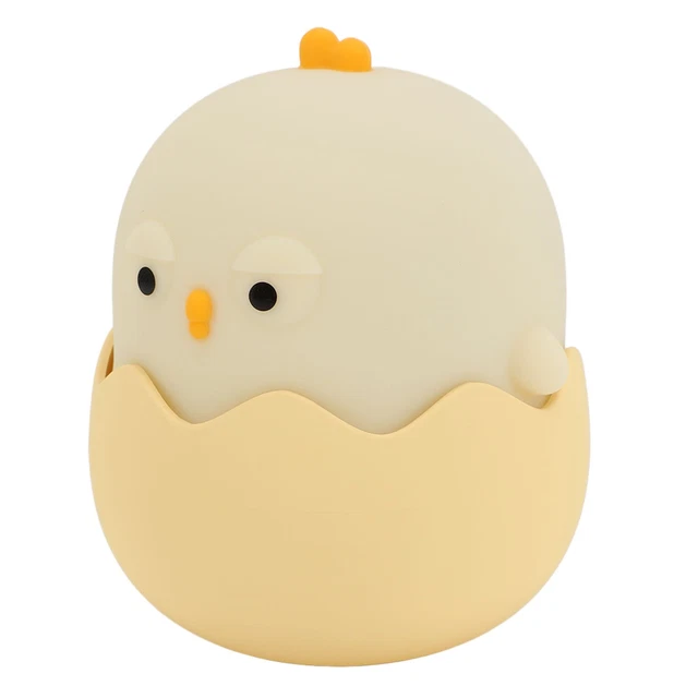 EGGSHELL CHICK NIGHT Light Cute 7 Color Dimmable Warm Light RGB LED ...