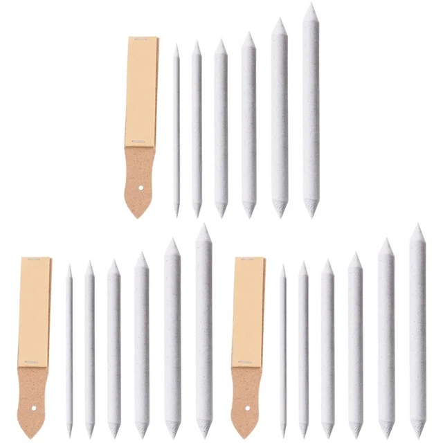 SET OF 3 Charcoal Sketch Drawing Tools Sandpaper Block for Crafting £17 ...