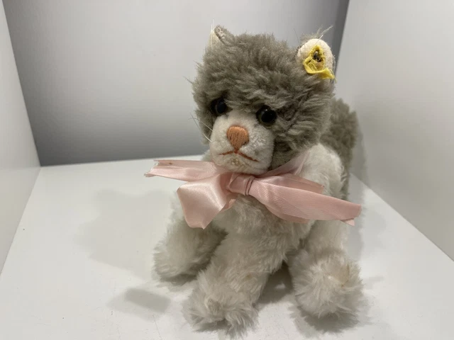 STEIFF ANIMAL CHAT 18 cm. Excellent état EUR 25,30 - PicClick FR