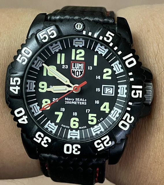 LUMINOX NAVY SEALS 3050/3950 Carbon Case Mens Watch £157.13 - PicClick UK
