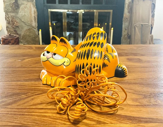 VINTAGE TYCO GARFIELD Landline Telephone, Eyes Open and Close, Non ...