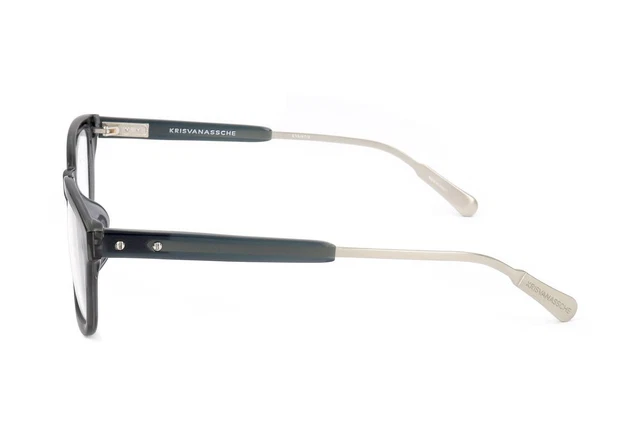 LUNETTES DE VUE Kris Van Assche by Linda Farrow KVA67 BLACK 53/18/143 ...