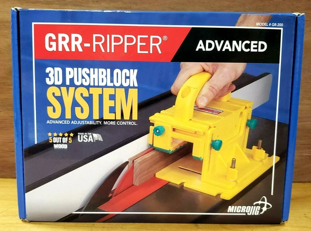MICRO JIG GR-200 GRR-RIPPER Gripper Advanced 3D Safety Push Block ...