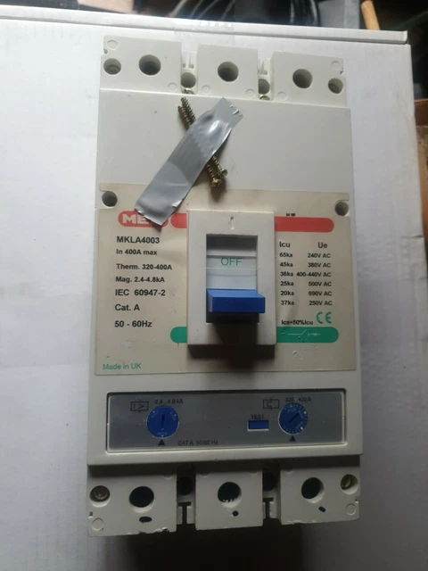 MEM 400A MCCB Main Switch Disconnector 3 Phase 3 Pole Mkn4003 (Tnk4003 ...