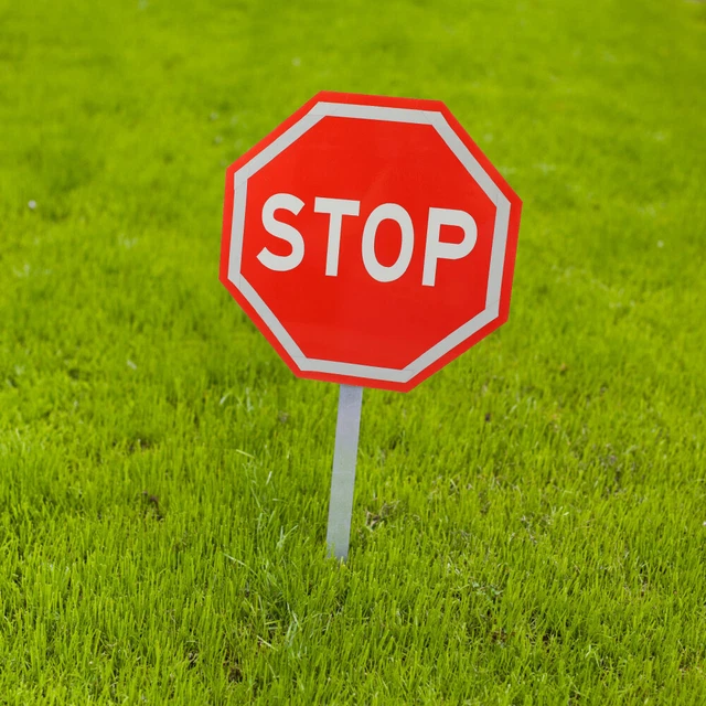 STOP SLOW SIGN Room Signs Road Signs Kids Safety Flag Rest Area Sign £ ...