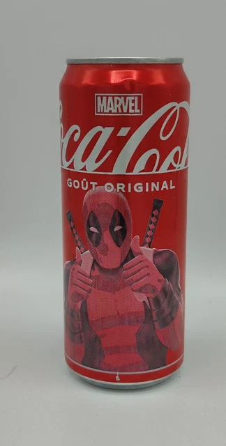 COCA COLA DOSE Marvel Heroes - Deadpool - France Limited Edition NEU ...