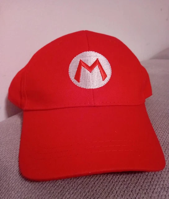 SUPER MARIO ROT Baseball Cap Kappe Gamer Fan Merch Cosplay Mütze EUR 17 ...