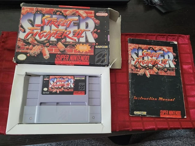 STREET FIGHTER II 2 Super Nintendo Entertainement System SNES COMPLETE ...