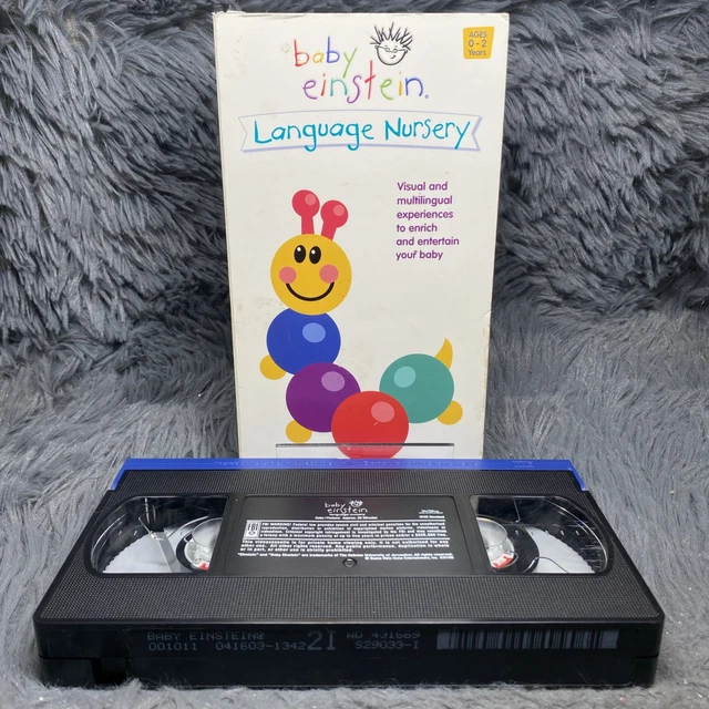 BABY EINSTEIN: LANGUAGE Nursery VHS Tape 2002 Ages 1-24 Months ...