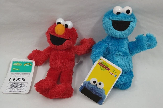 SESAME STREET THE Furchester Hotel Elmo & Cookie Monster Plush Soft ...