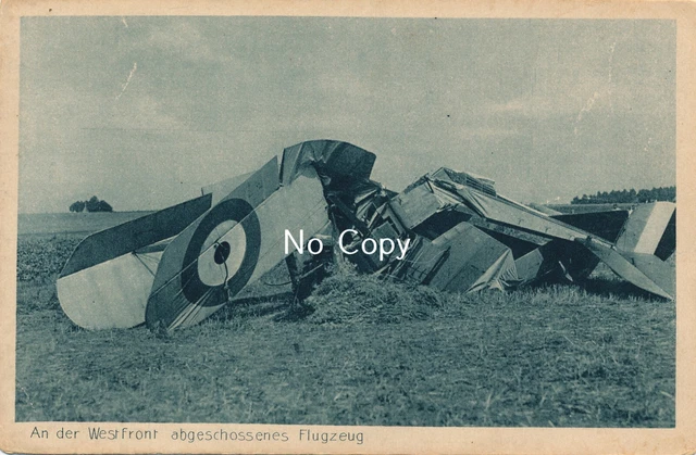 FOTO WK1 FRANZÖSISCHES Flugzeug abgeschossen X190 EUR 37,90 - PicClick DE